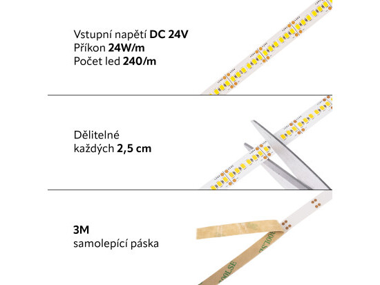 LED pásek 24LINE24024 » T-LED.cz